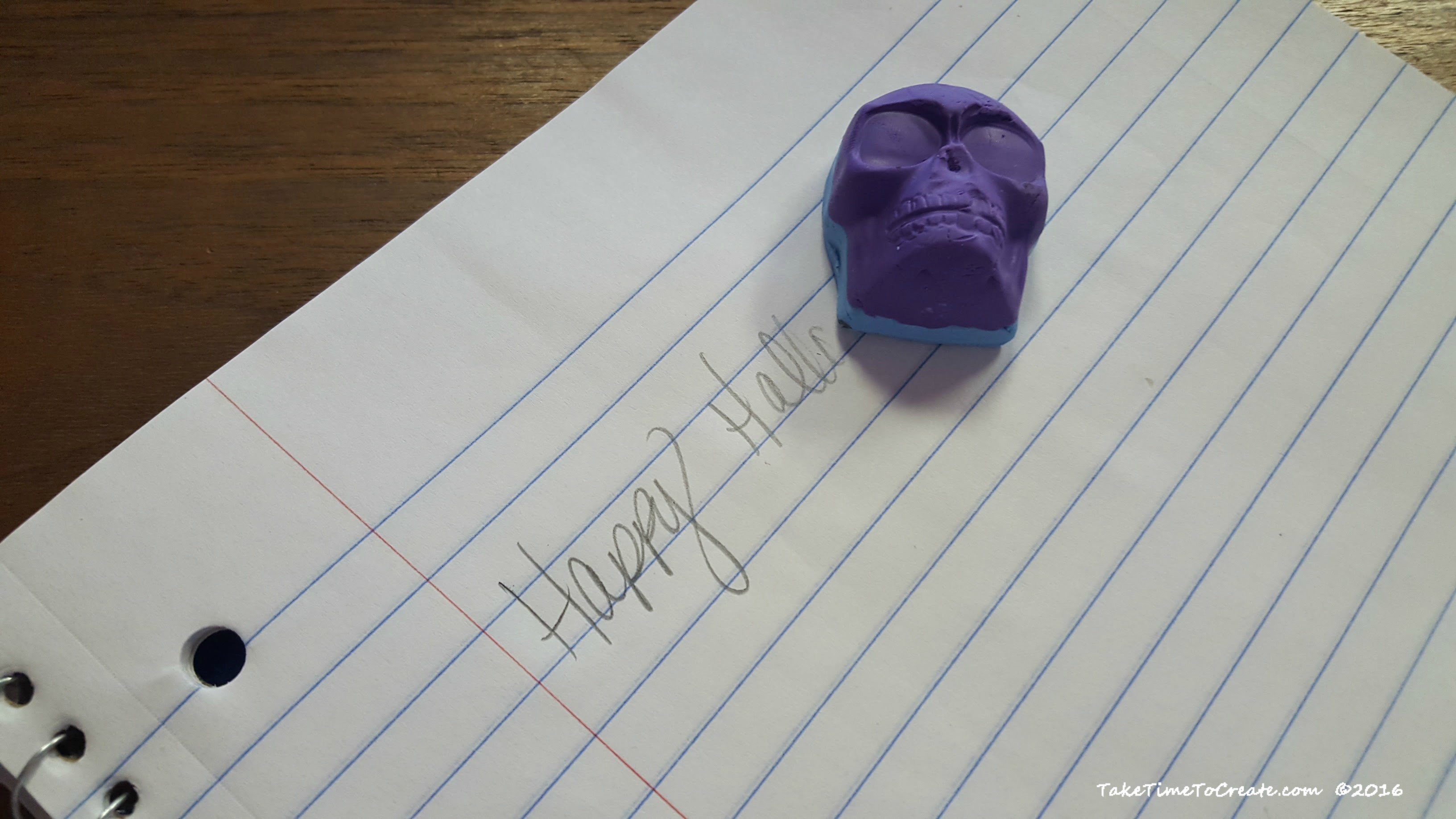 DIY Halloween Erasers - Take Time To Create