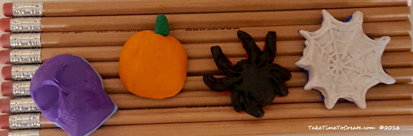 DIY Halloween Erasers - Take Time To Create