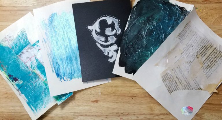 How to Start a Blank Art Journal Page - Take Time To Create