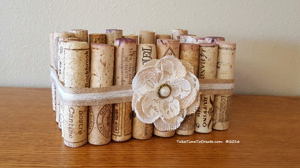 Make a Basket Out of Wine Corks - Take Time To Create