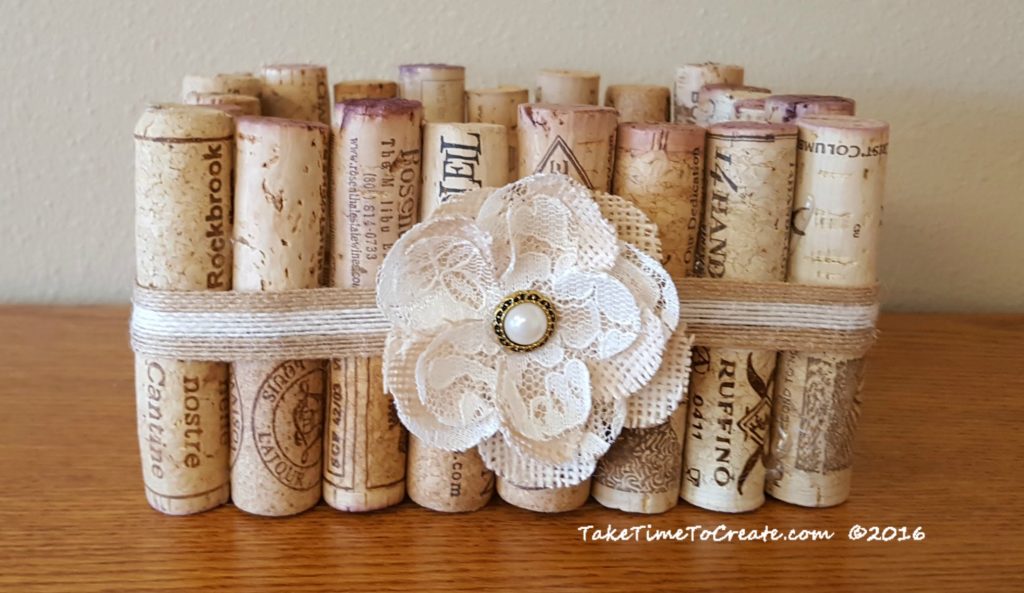 Make a Basket Out of Wine Corks - Take Time To Create